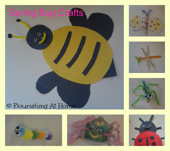 Spring Bugs Crafts for Spring Preschool Printable Bundle – AHWZ