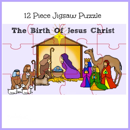 The Birth of Jesus Christ - 25 Days of Christmas Printable for Pre-K – AHWZ