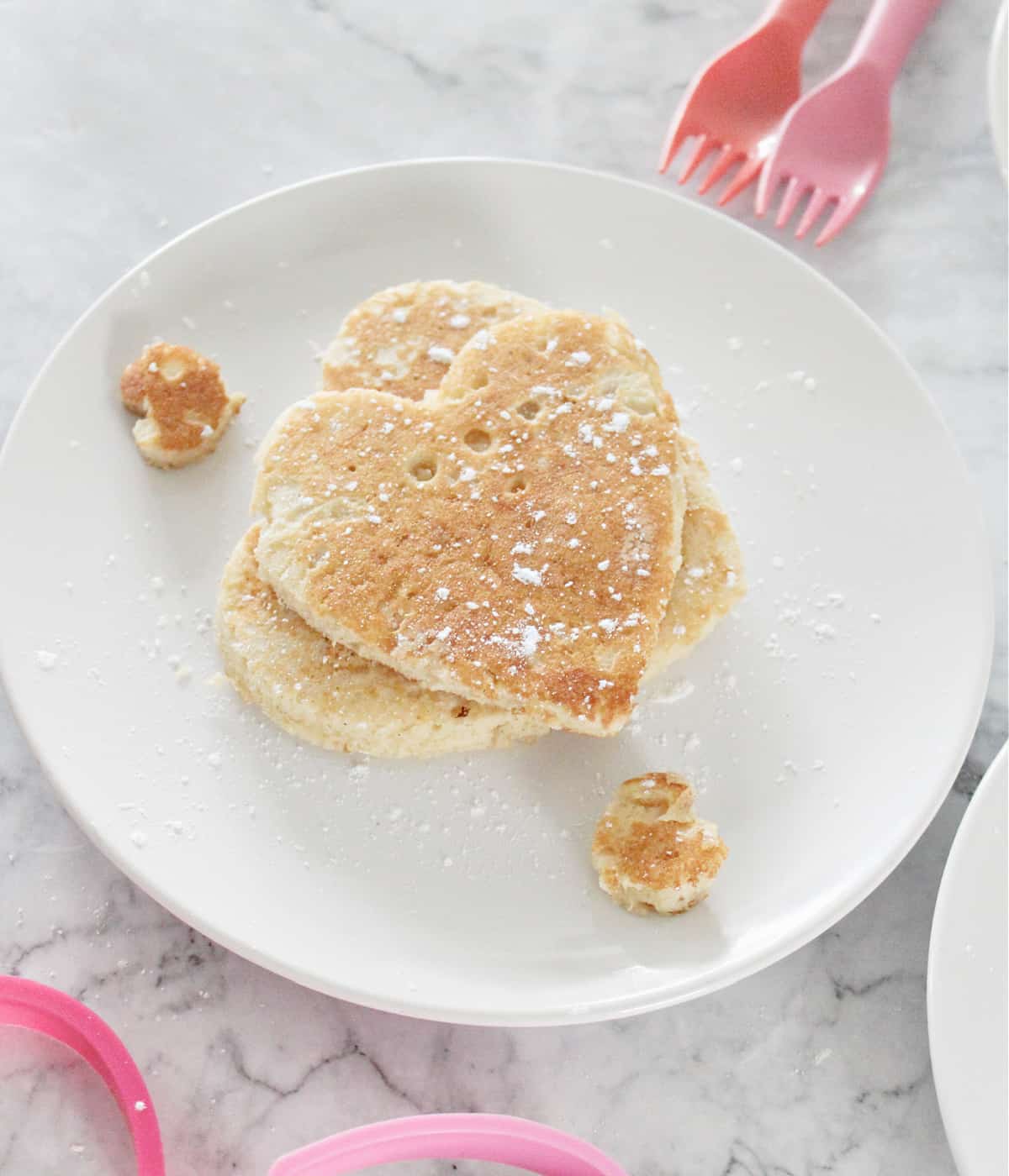 Valentine's Day Heart-Shaped Pancakes for Kids Breakfast – AHWZ