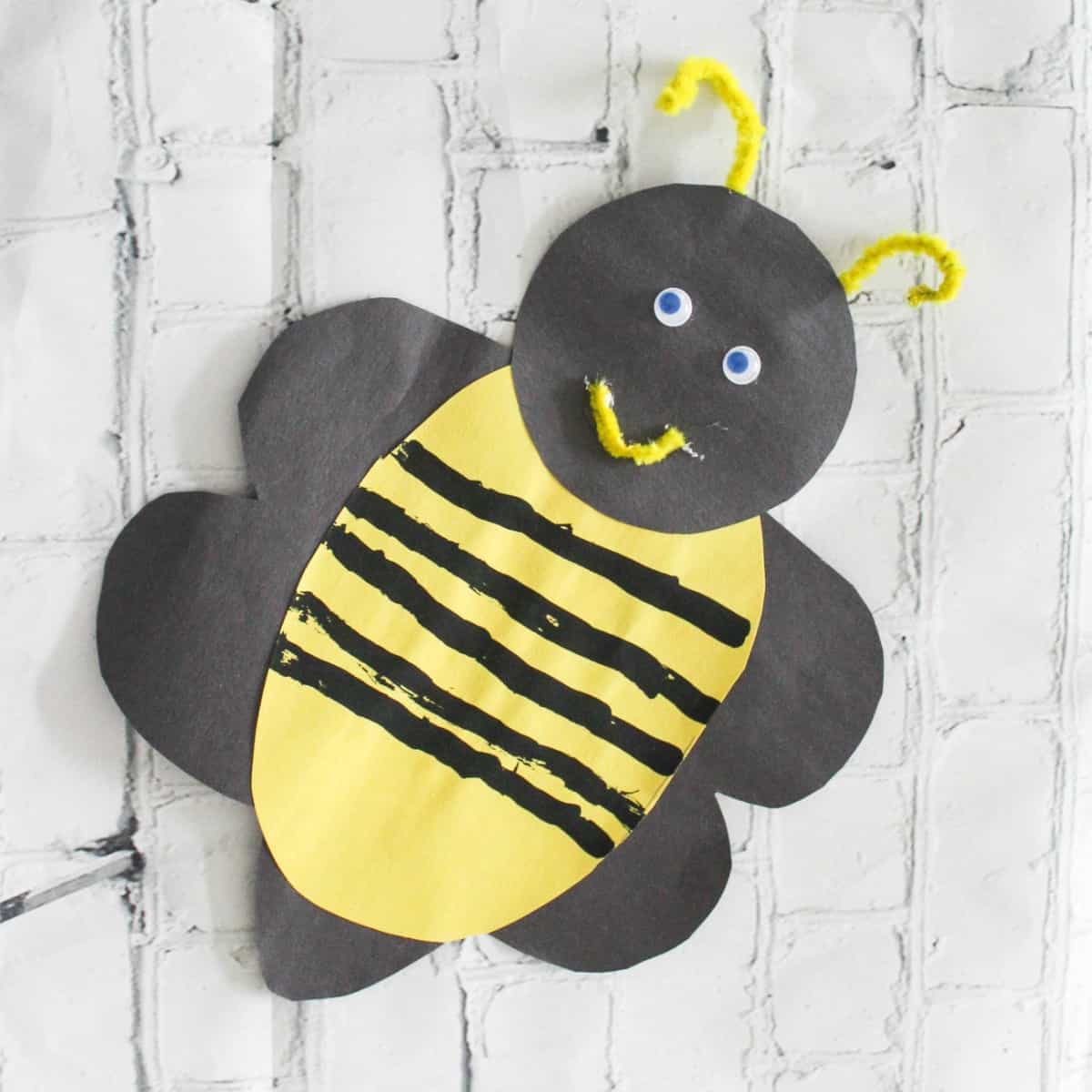 Paper Bee Craft for Kids – AHWZ
