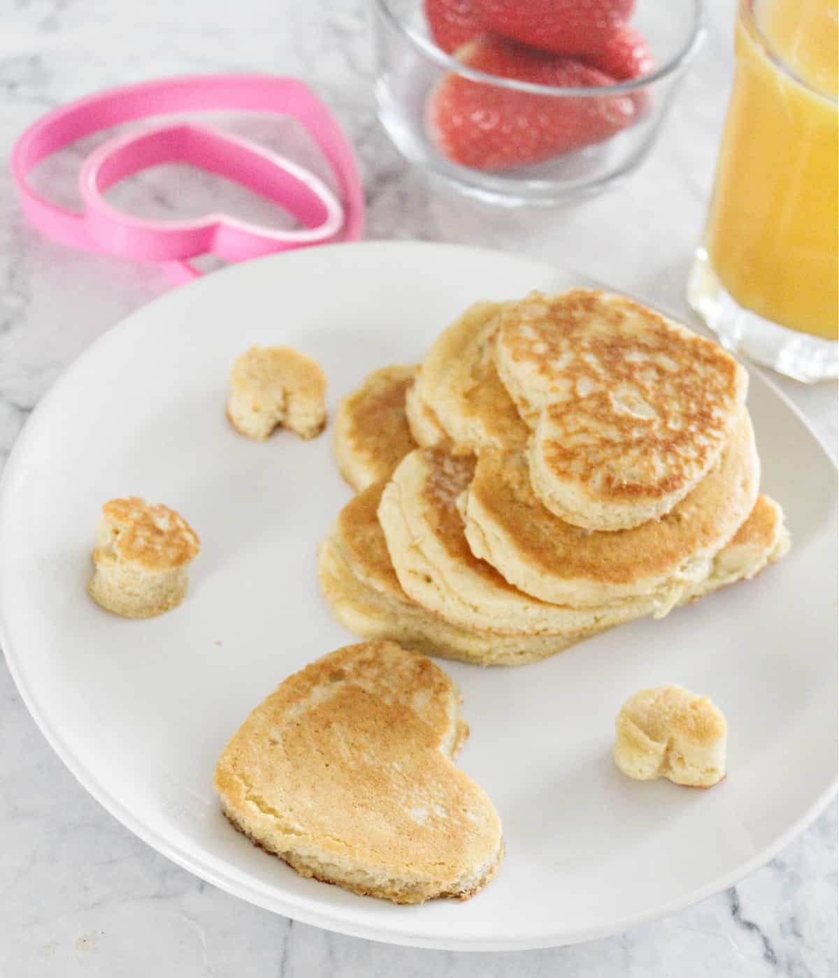Valentine's Day Heart-Shaped Pancakes for Kids Breakfast – AHWZ