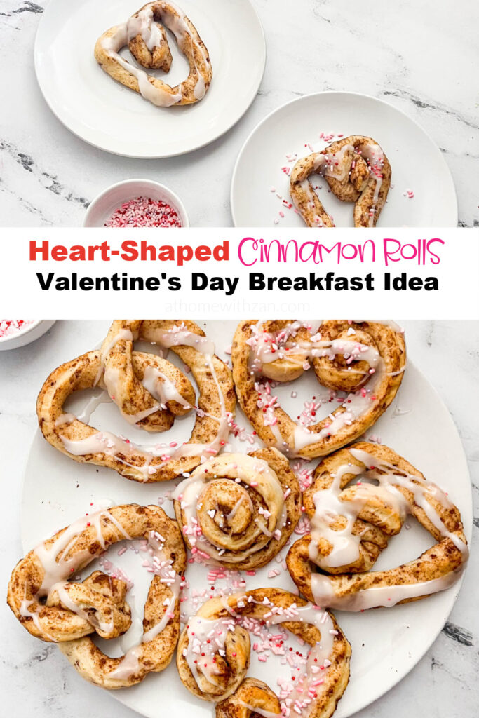 Heart-Shaped Cinnamon Rolls Recipe - Valentine's Breakfast Idea – AHWZ