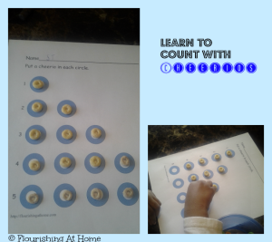 Preschool Learn to Count with Cheerios Printable – AHWZ