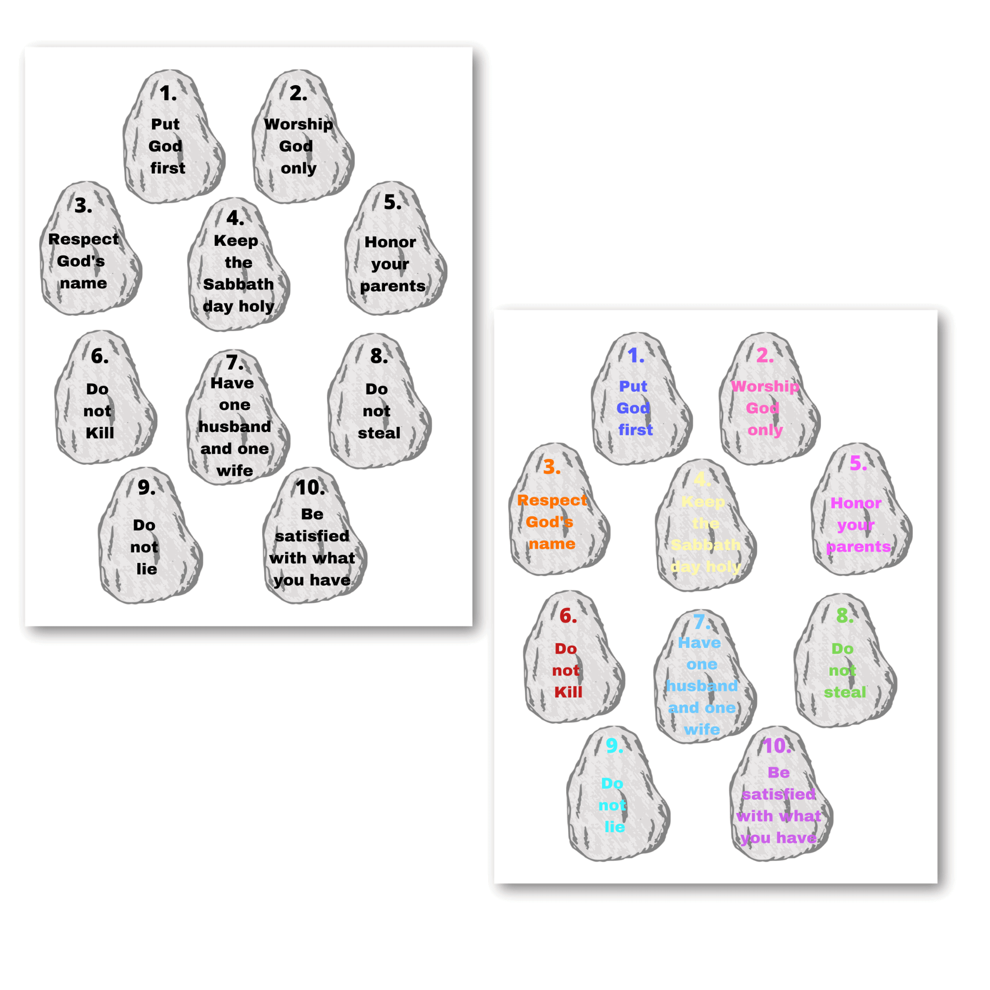 Teaching Bible Stories to Children: Moses Crafts – AHWZ