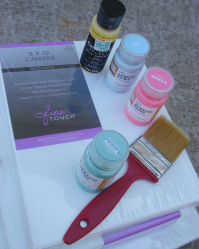 DIY Framed Letter Canvas Art for Kids Room – AHWZ