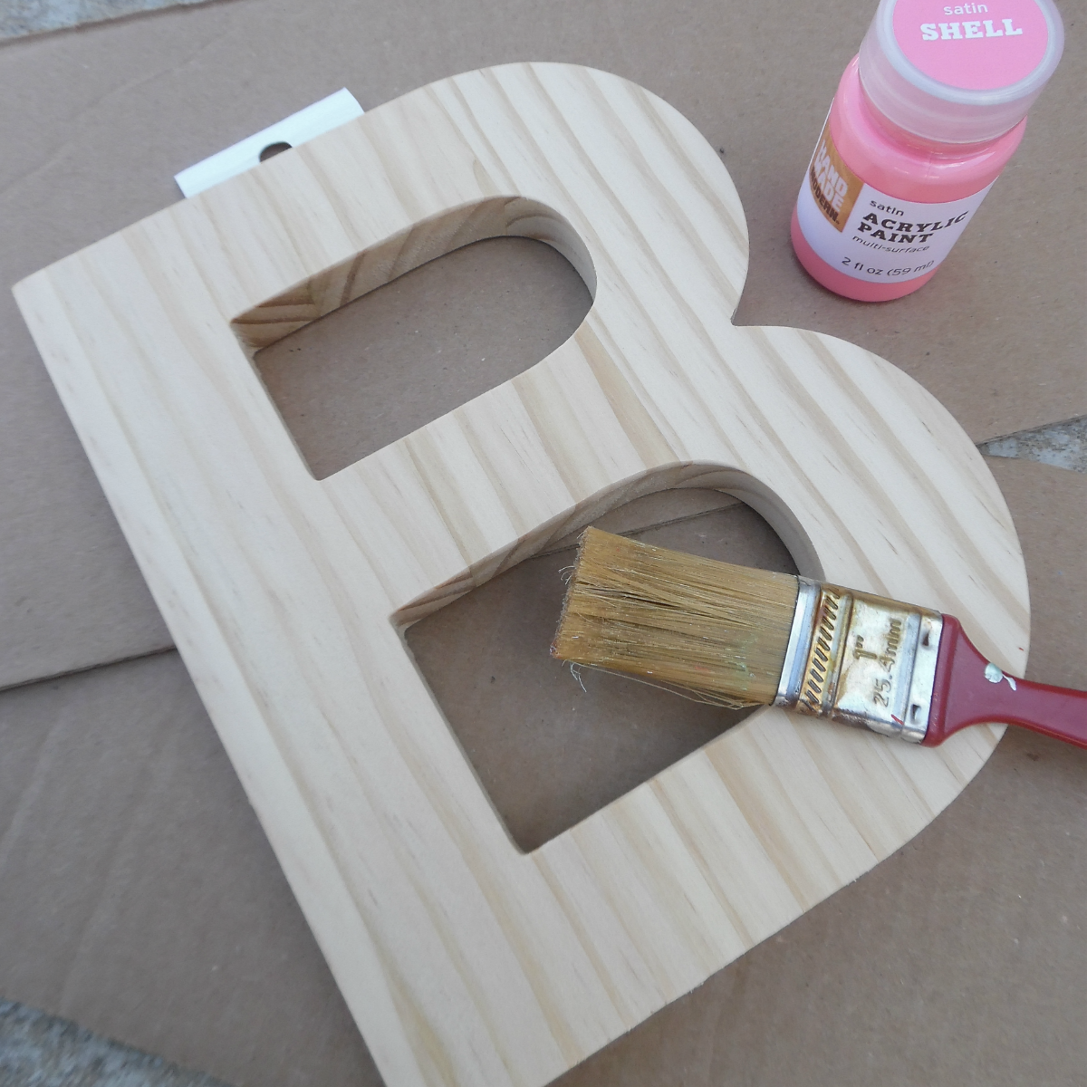 DIY Framed Letter Canvas Art for Kids Room – AHWZ