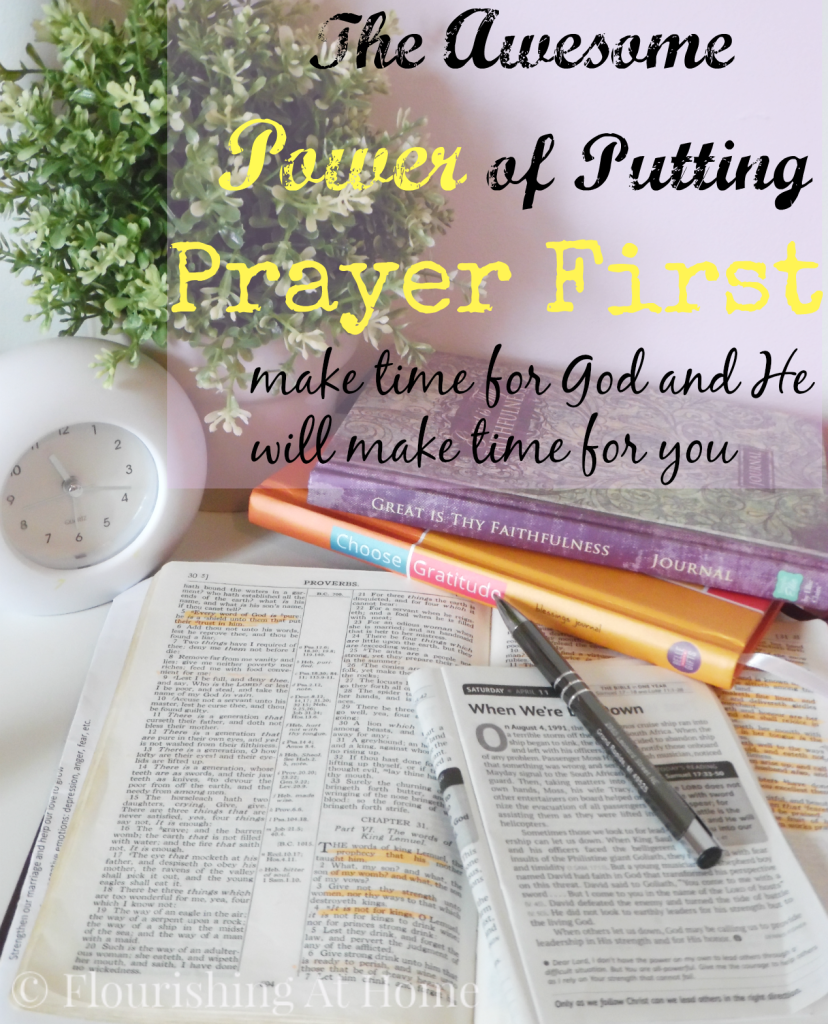 The Awesome Power of Putting Prayer First – AHWZ