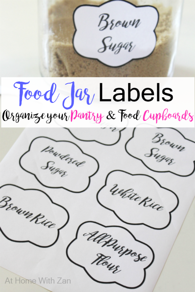 Food Jar Labels - Organize Your Pantry & Food Cupboards – AHWZ