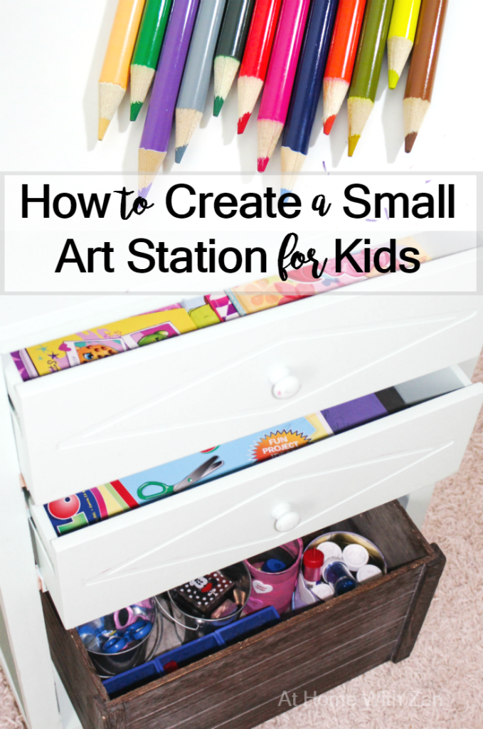 How to Create a Small Art Station for Kids – AHWZ