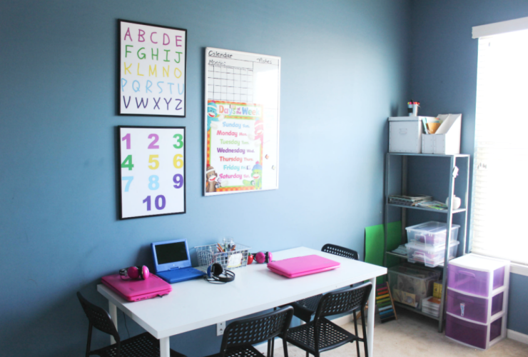 How to Organize a Small Corner for Homeschooling – AHWZ