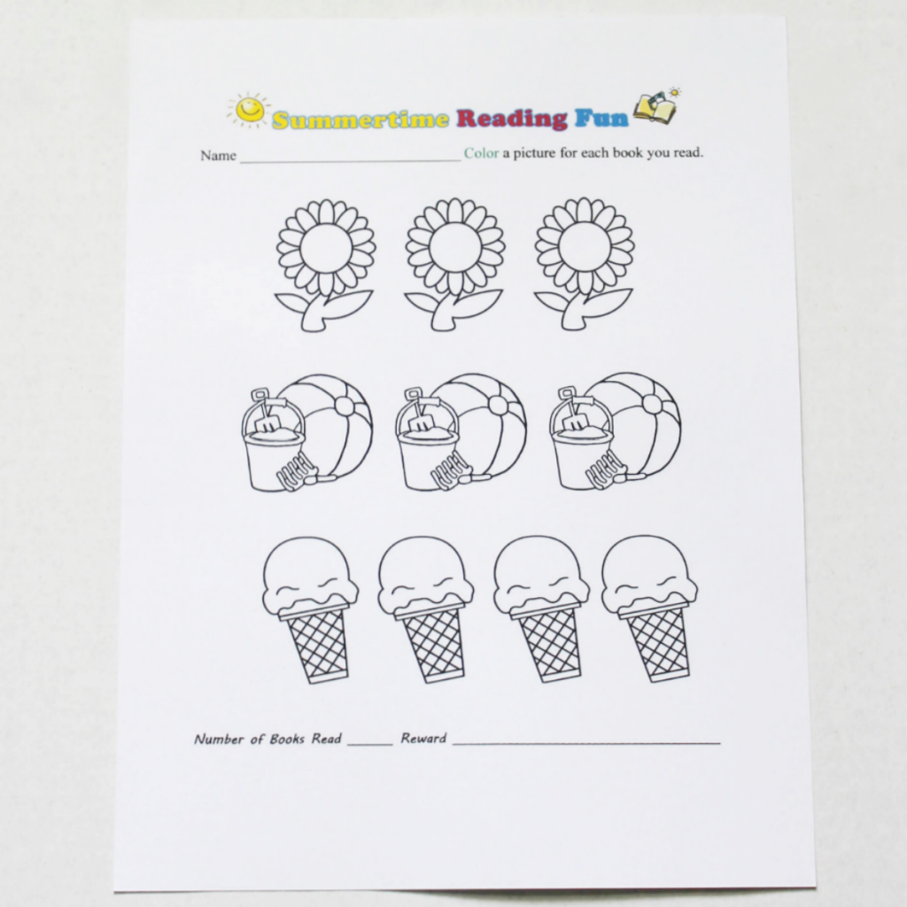 Summer Reading Coloring Pages for Kids – AHWZ
