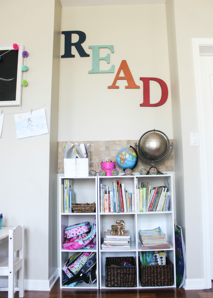 Kids Homework Station and Activity Command Center – At Home With Zan