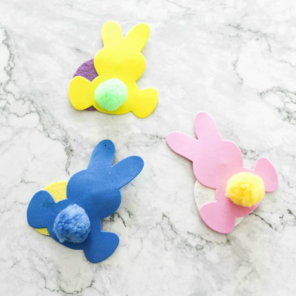 Easter Foam Bunnies - Craft for Kids – AHWZ