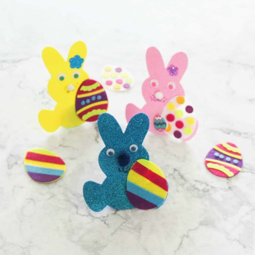 Easter Foam Bunnies - Craft for Kids – AHWZ