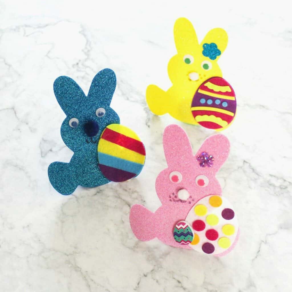 Easter Foam Bunnies - Craft for Kids – AHWZ
