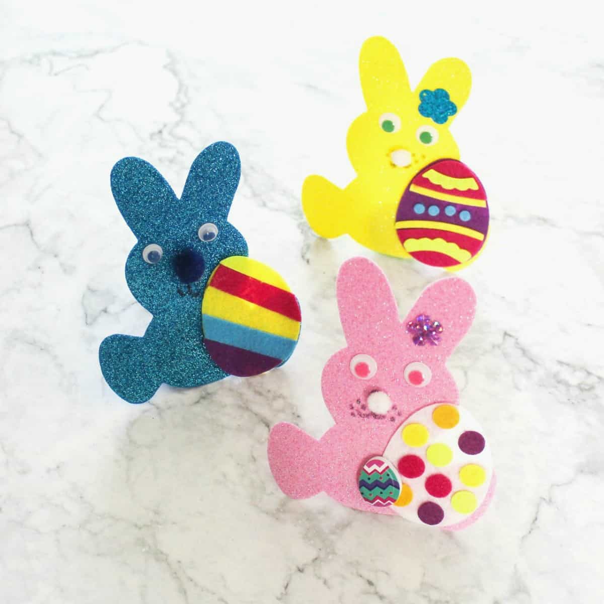 Easter Foam Bunnies - Craft for Kids – AHWZ