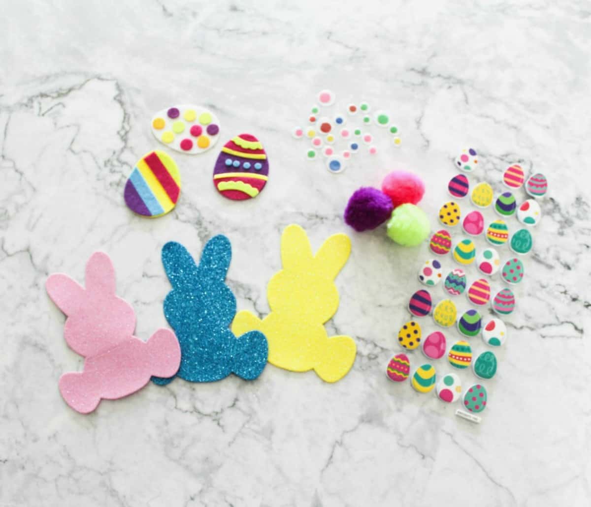 Easter Foam Bunnies - Craft for Kids – AHWZ