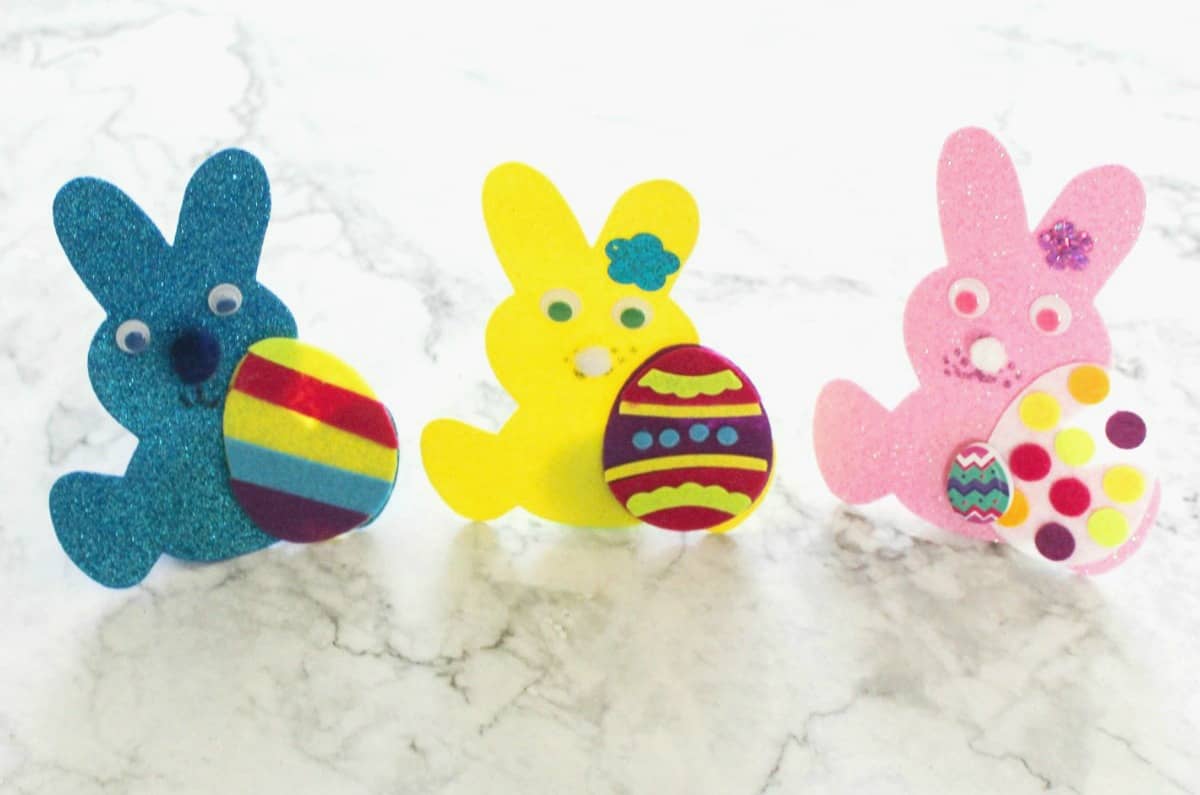 Easter Foam Bunnies - Craft for Kids – AHWZ