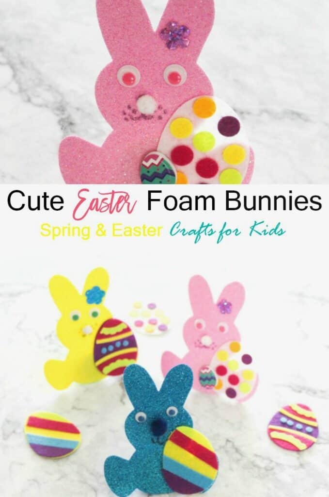 Easter Foam Bunnies - Craft for Kids – AHWZ