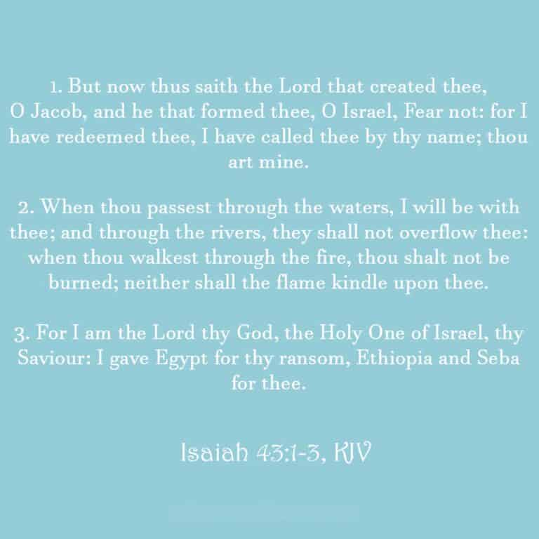 When You Walk Through Difficult Times - God's Promises in Isaiah 43 – AHWZ