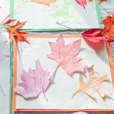 Fall Leaf Rubbing Art - Fall Activity for Kids – AHWZ