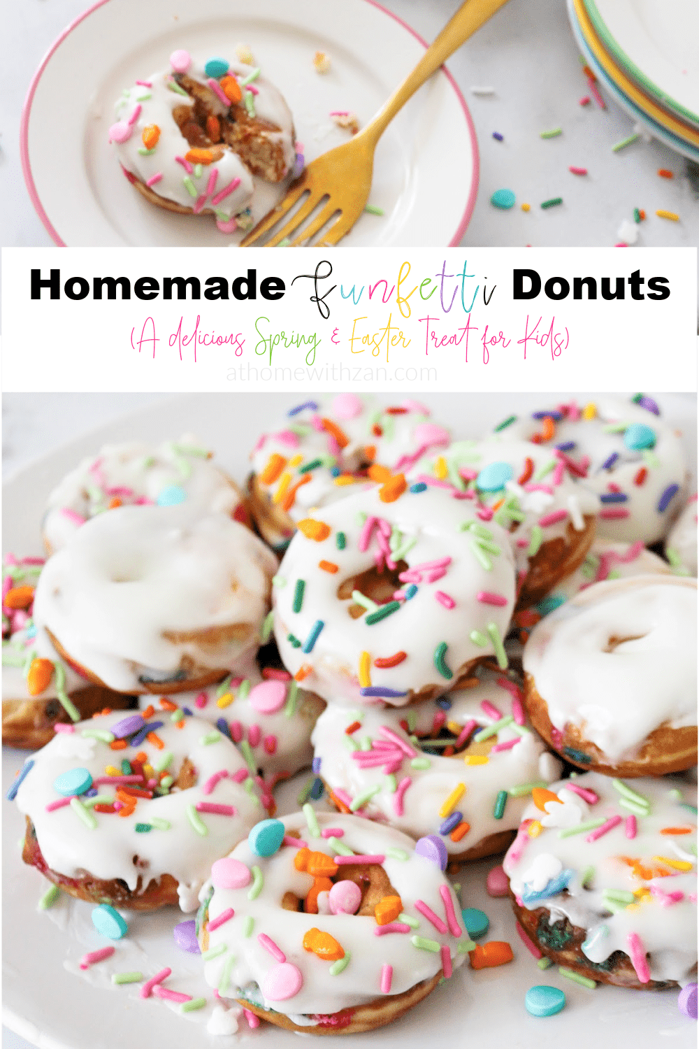 Funfetti Donuts - Spring Donuts - Easter Donuts - Donuts for Kids ...