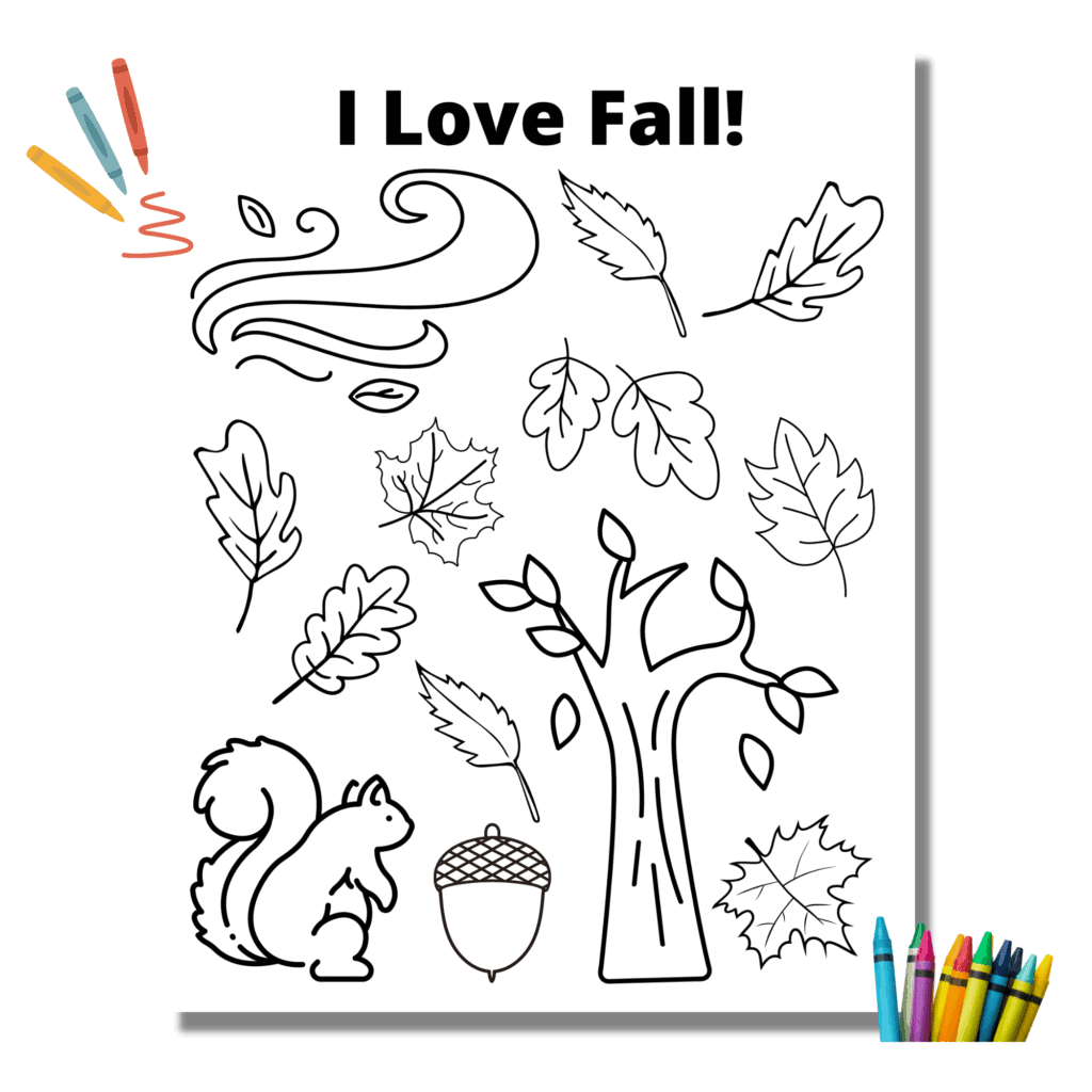 Fall Coloring Pages for Kids - Autumn Coloring Pages – AHWZ