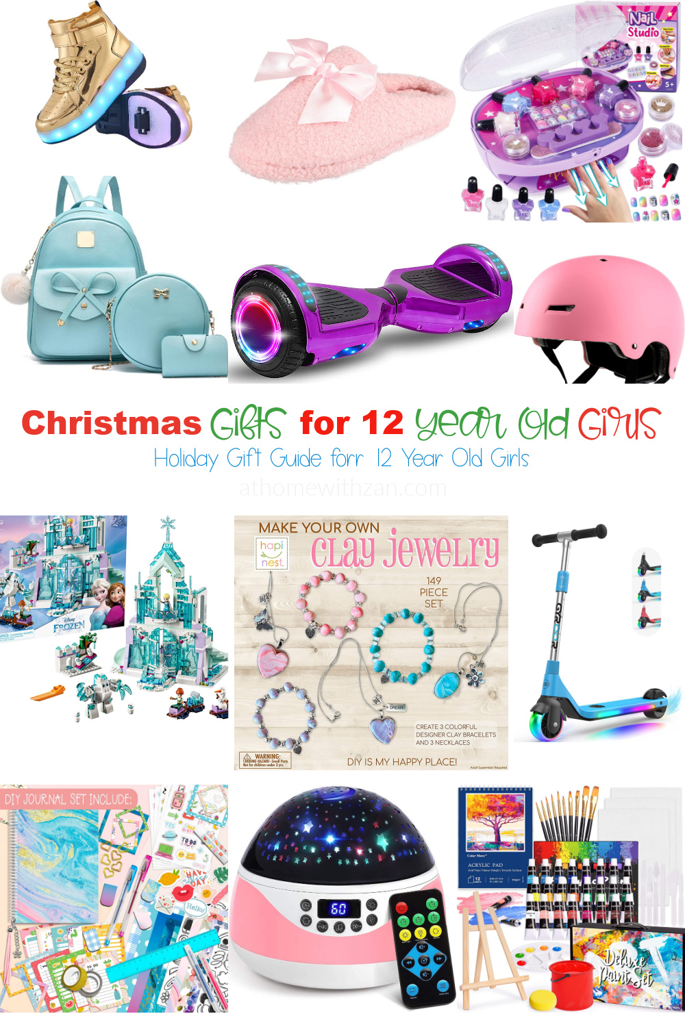 Christmas Gifts For 12 Year Old Girls At Home With Zan