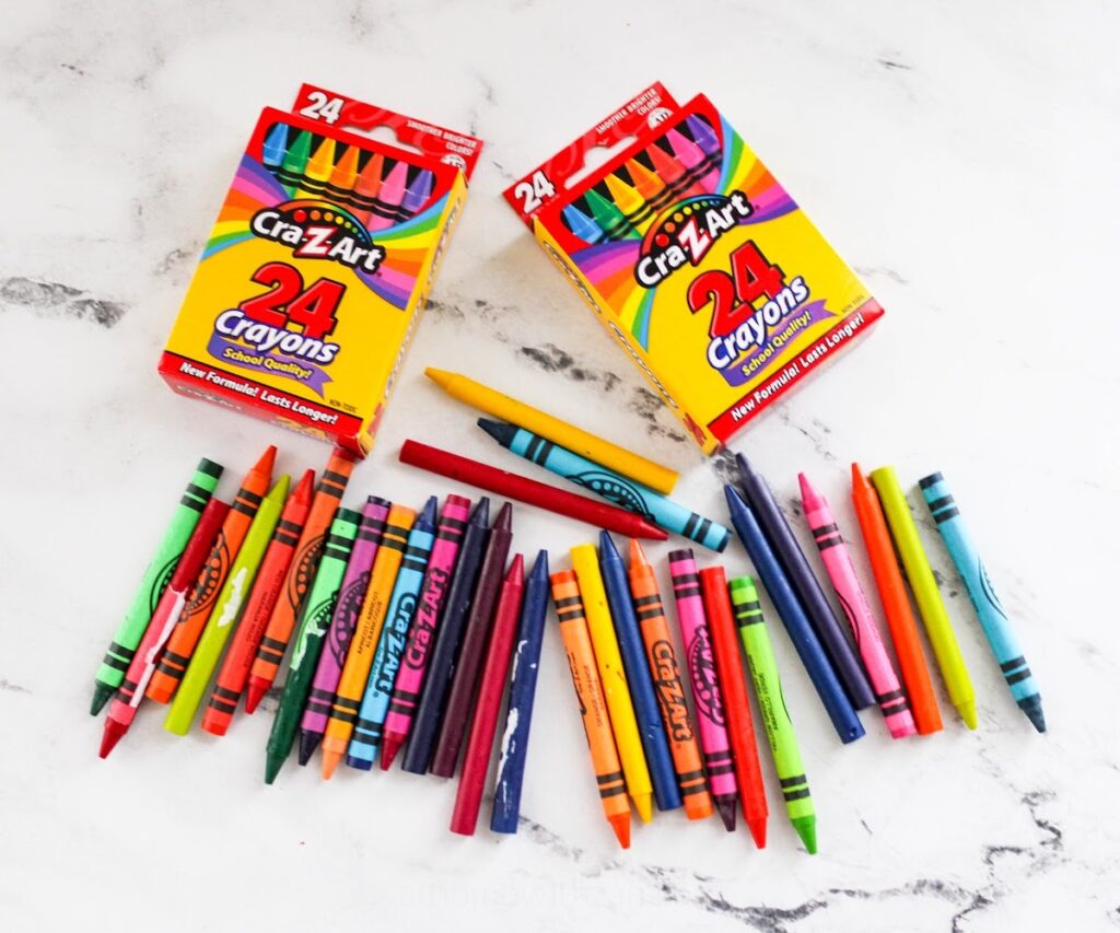 Rainbow Crayons - DIY Rainbow Crayons - How to Melt Crayons - Crafts ...