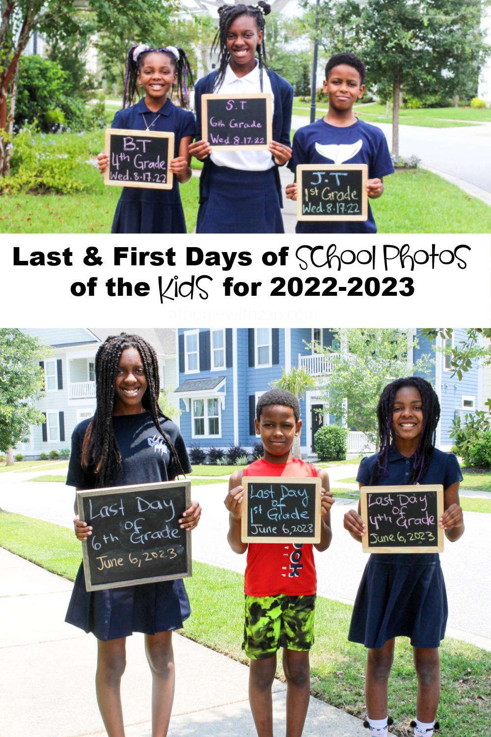 Our Kids First and Last Days of School Photos of 2022-2023 - School ...