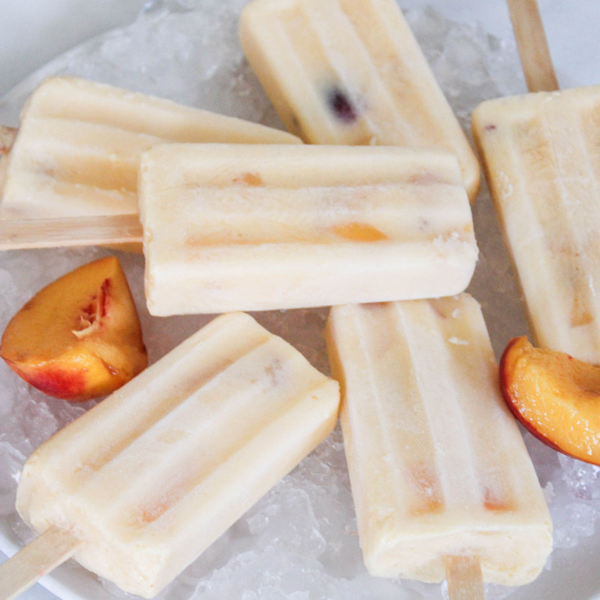 Fresh Peach Popsicles – AHWZ