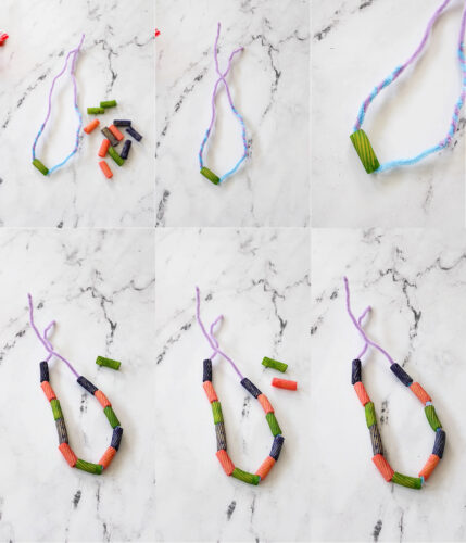 Pasta Necklaces - How to Make Pasta Necklaces – AHWZ