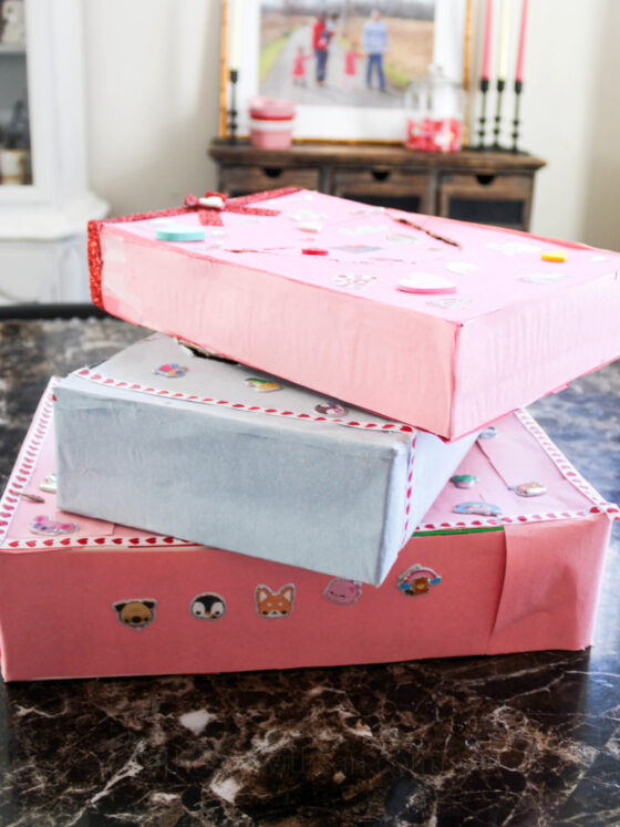 DIY Cereal Box Valentine’s Boxes – AHWZ