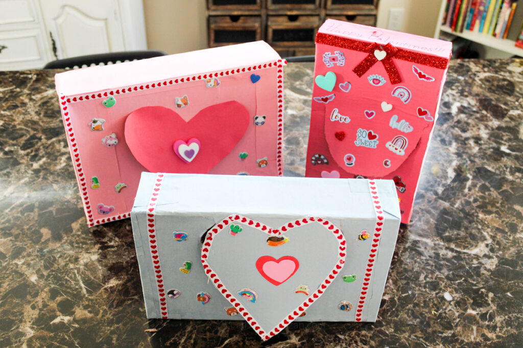DIY Cereal Box Valentine’s Boxes – AHWZ