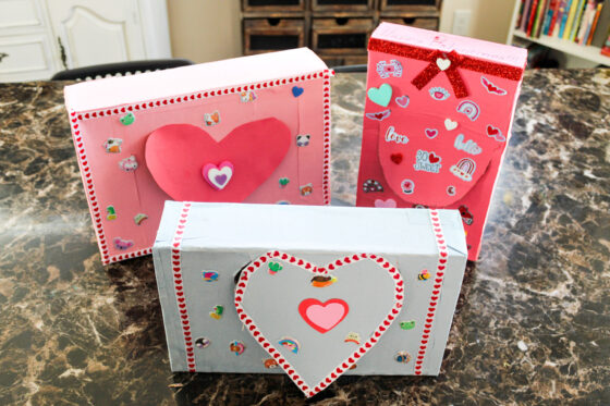 DIY Cereal Box Valentine’s Boxes – AHWZ