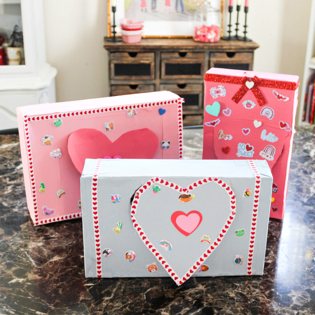DIY Cereal Box Valentine’s Boxes – AHWZ
