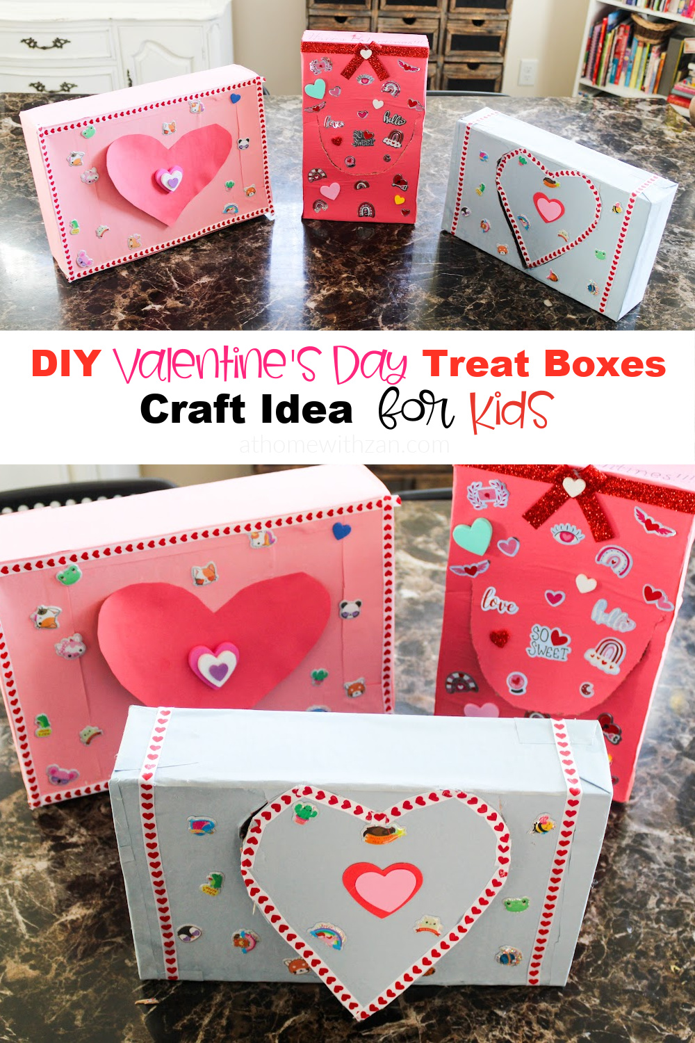 DIY Cereal Box Valentine’s Boxes – AHWZ