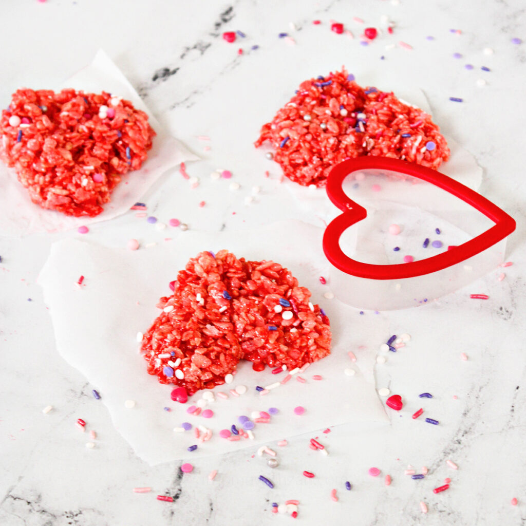 Pink Valentine's Rice Crispy Treats – AHWZ