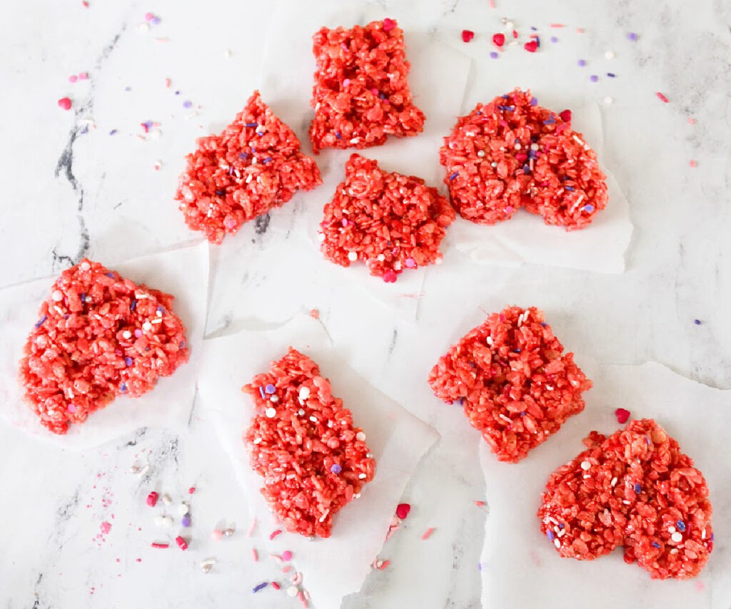 Pink Valentine's Rice Crispy Treats – AHWZ