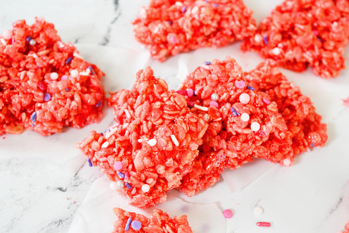 Pink Valentine's Rice Crispy Treats – AHWZ