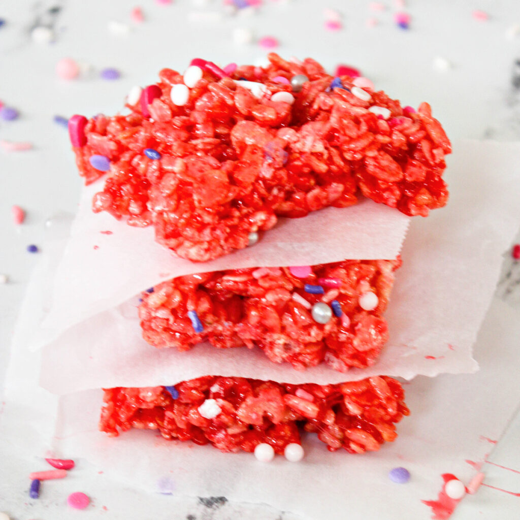 Pink Valentine's Rice Crispy Treats – AHWZ