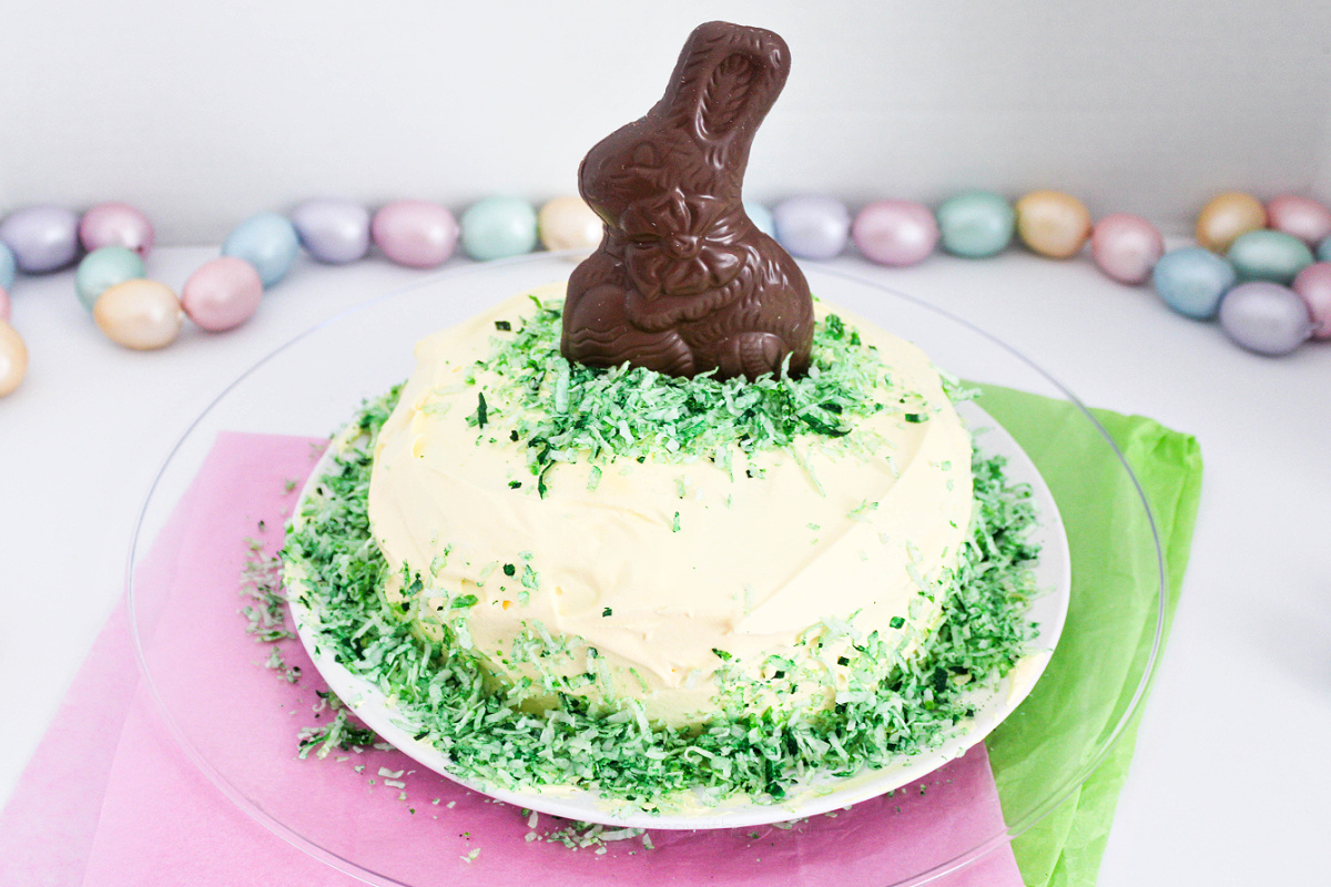 Bunny Topped Easter Chocolate Cake – AHWZ