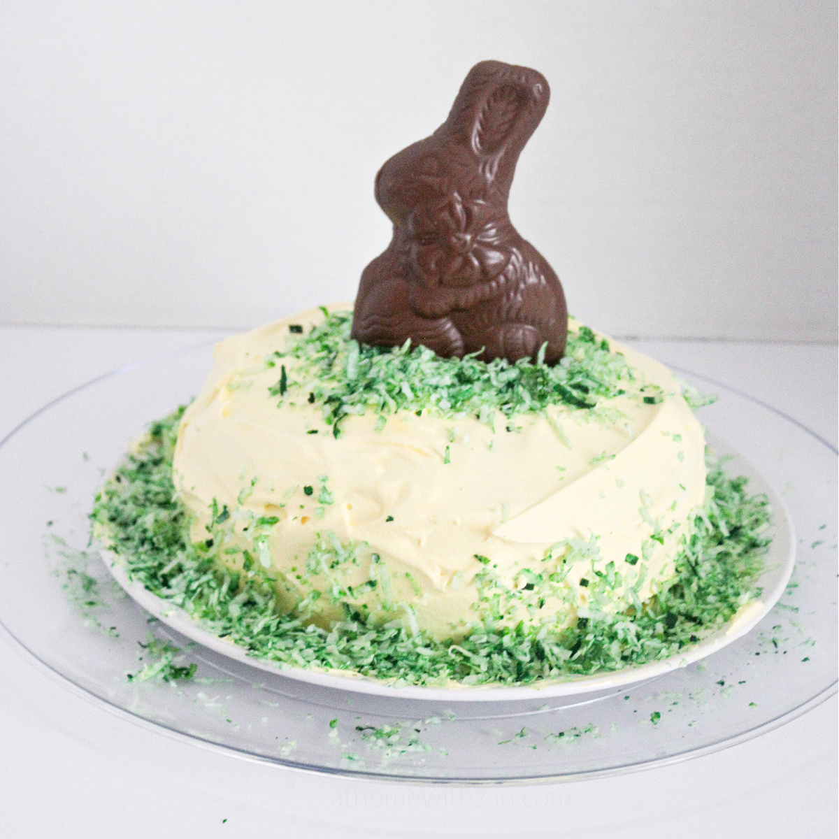 Bunny Topped Easter Chocolate Cake – AHWZ