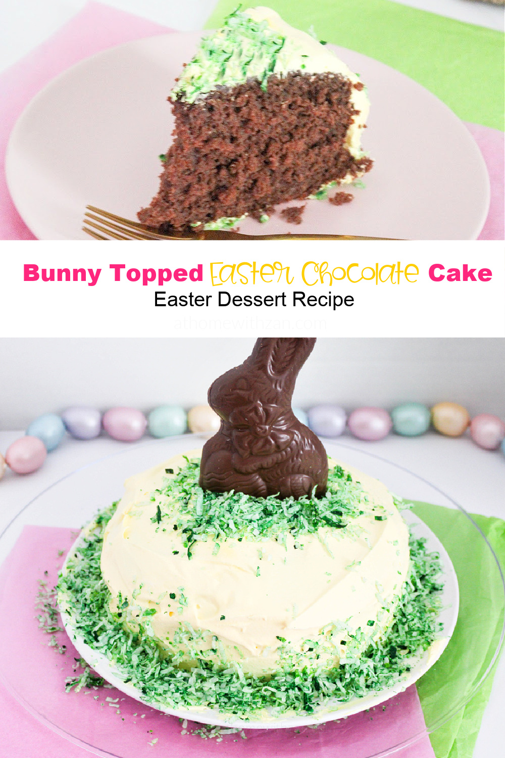 Bunny Topped Easter Chocolate Cake – AHWZ