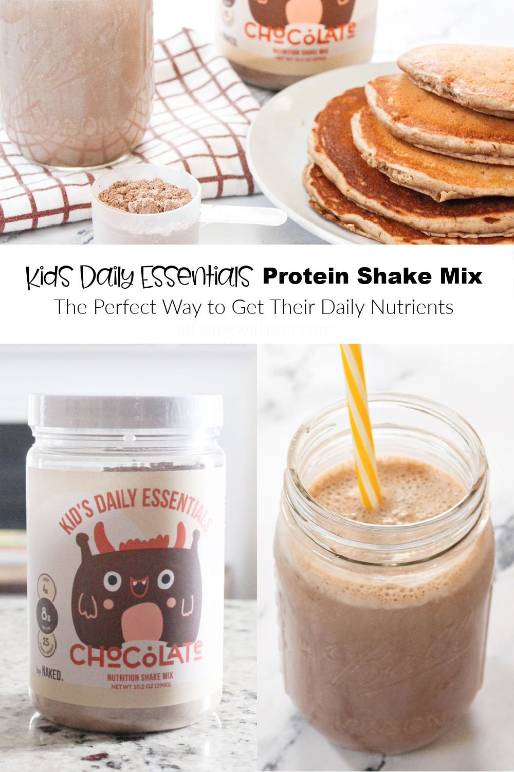 Kids Daily Essentials Protein Shake Mix - Make Breakfast & Snack Time ...