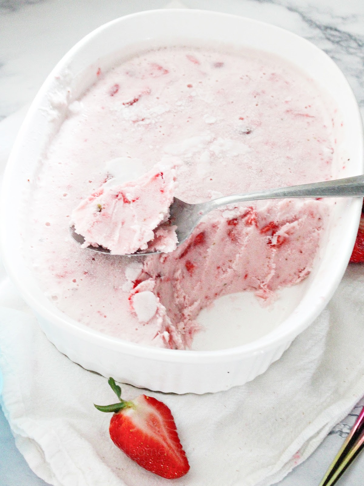 Homemade Strawberry Ice-Cream Recipe – AHWZ