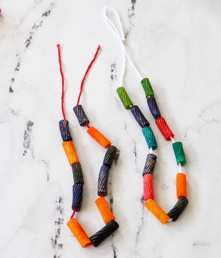 Pasta Necklaces - How to Make Pasta Necklaces – AHWZ