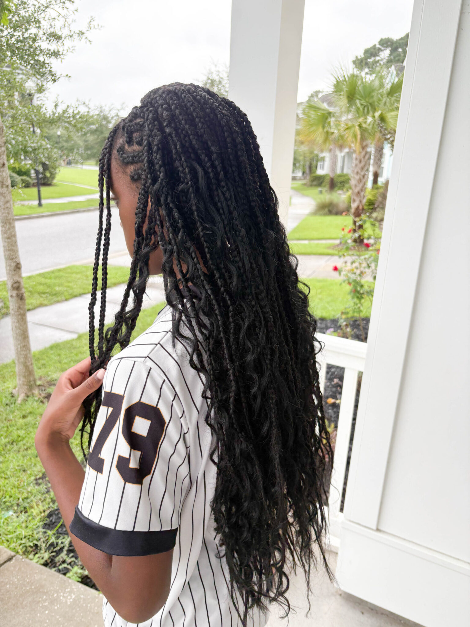 Boho Box Braids for Back-to-School – AHWZ